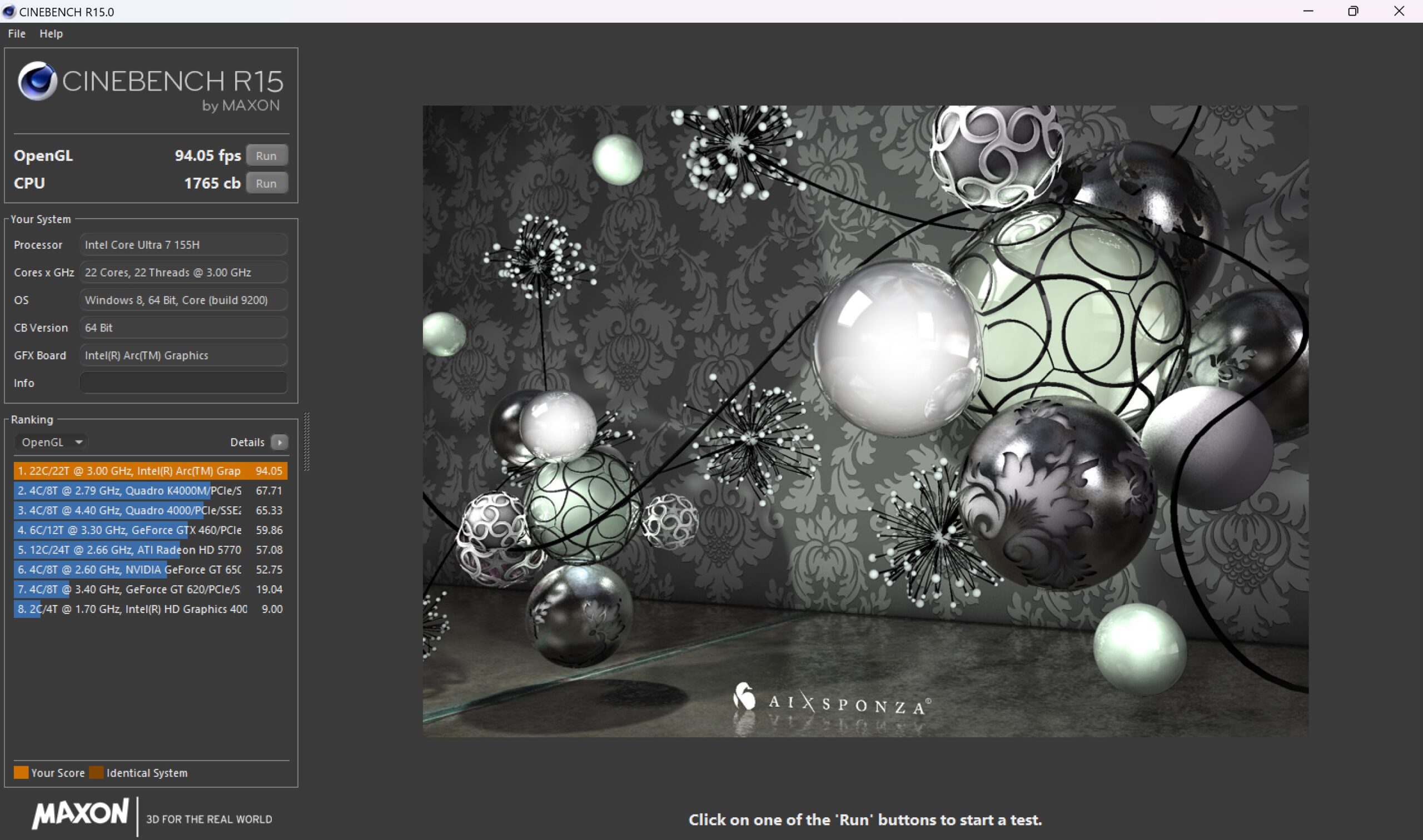 Cinebench OpenGL R15 - GadgetSquad.ID