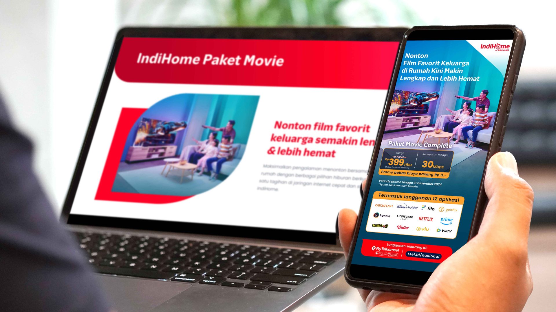 Telkomsel IndiHome Paket Movie Terbaru, Lebih Lengkap dan Hemat Mulai ...